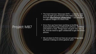 Project M87 | PPT