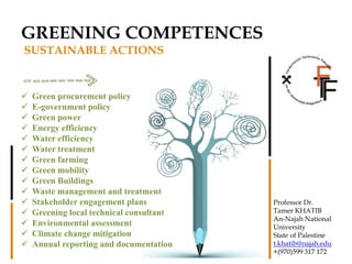 Greening local government units: Current status and required ...