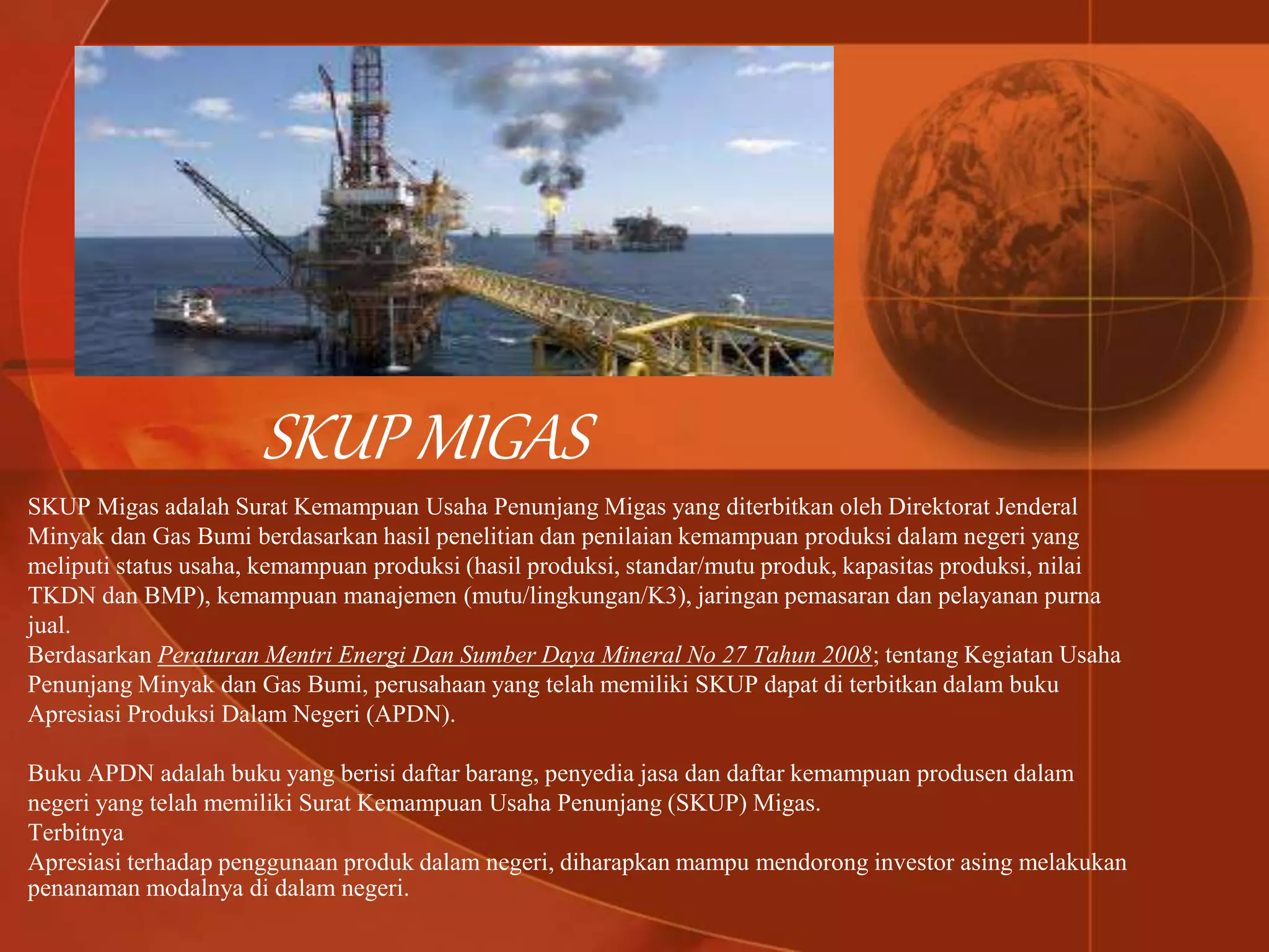 SKUP MIGAS | PPTX