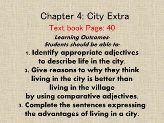 Slides living in the city | PPTX