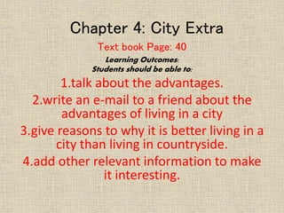 Slides living in the city | PPTX