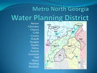 Slides Metropolitan North Georgia Water District | PPTX