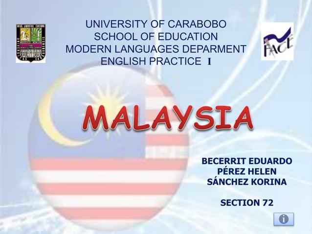 LET´S LEARN ABOUT MALAYSIA | PPTX | Asia Travel | Travel Locations