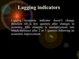 Monetary policy & Economic Indicators | PPT