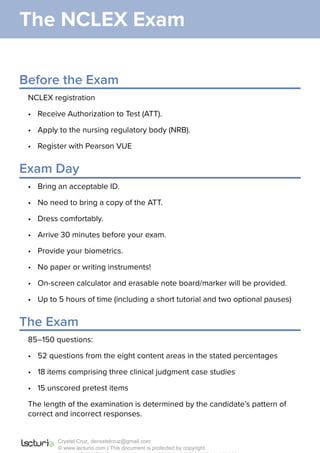 NCLEX-RN Exam Overview for New Grad Nursing Students | PDF | Parenting ...