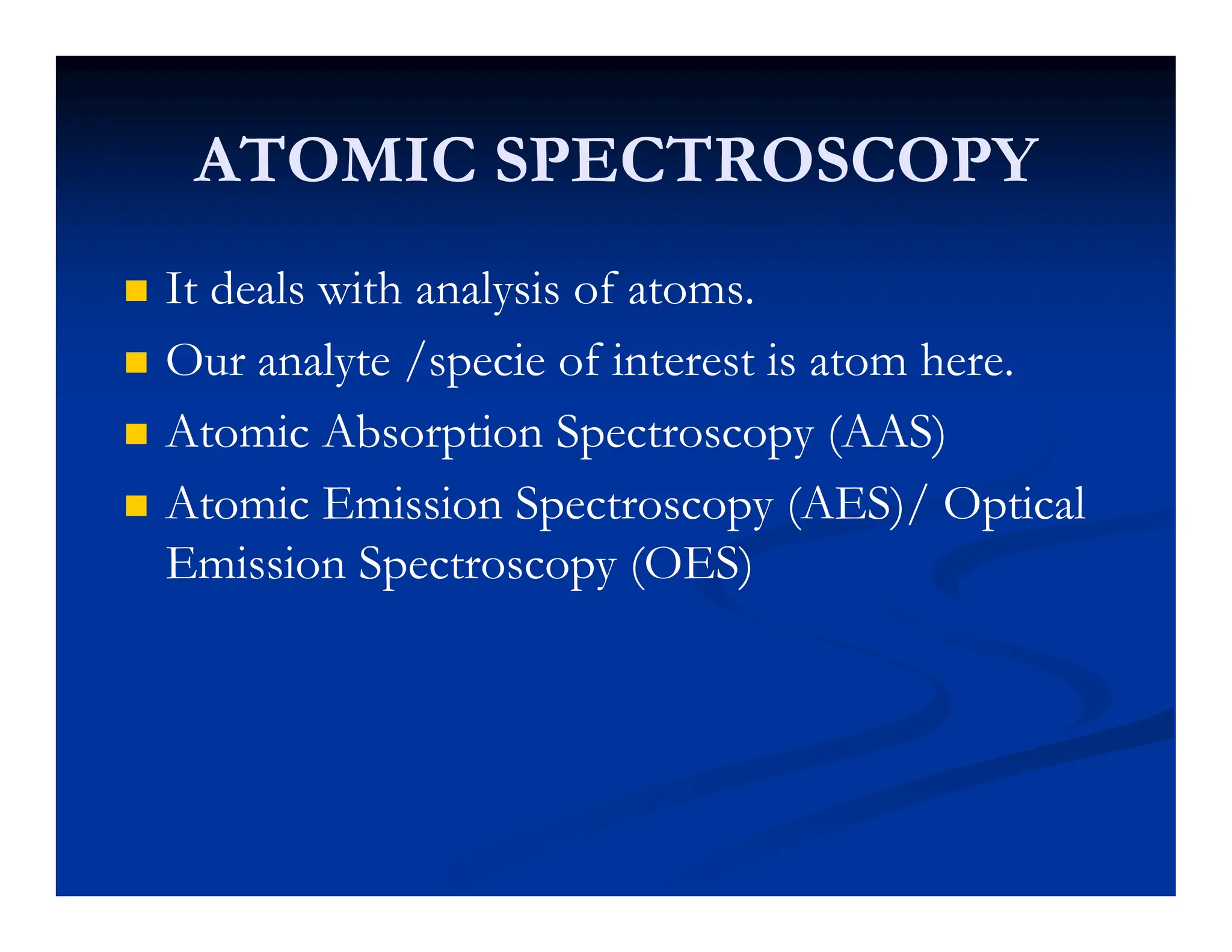 Slides of Atomicspectroscopy AAS Spectroscopy | PPT | Free Download