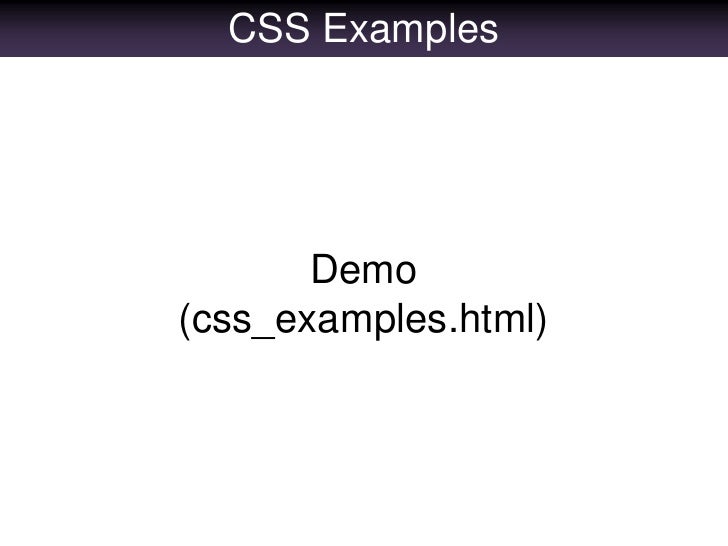 Fundamental HTML and CSS
