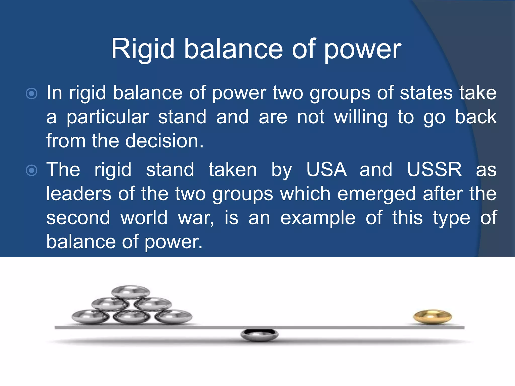 Types of Balance of Power | PPTX