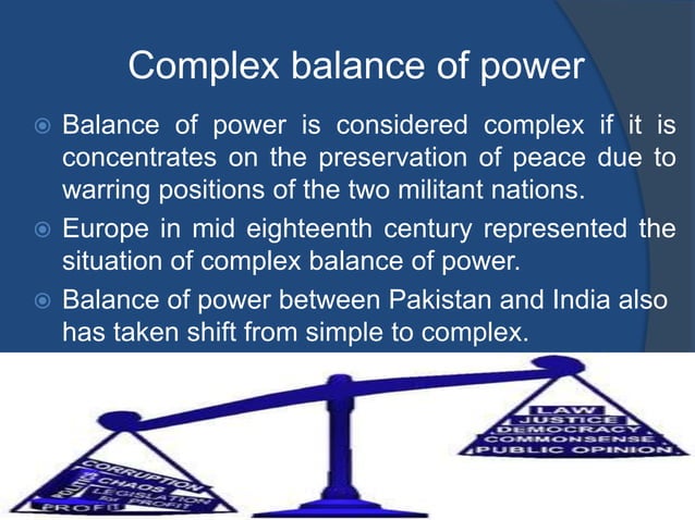 Types of Balance of Power | PPTX | Chemistry | Science