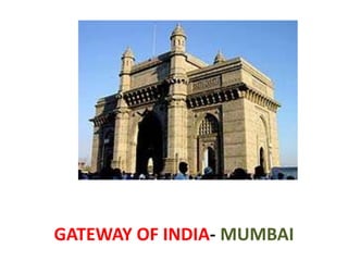 Slides of Indian monuments | PPTX