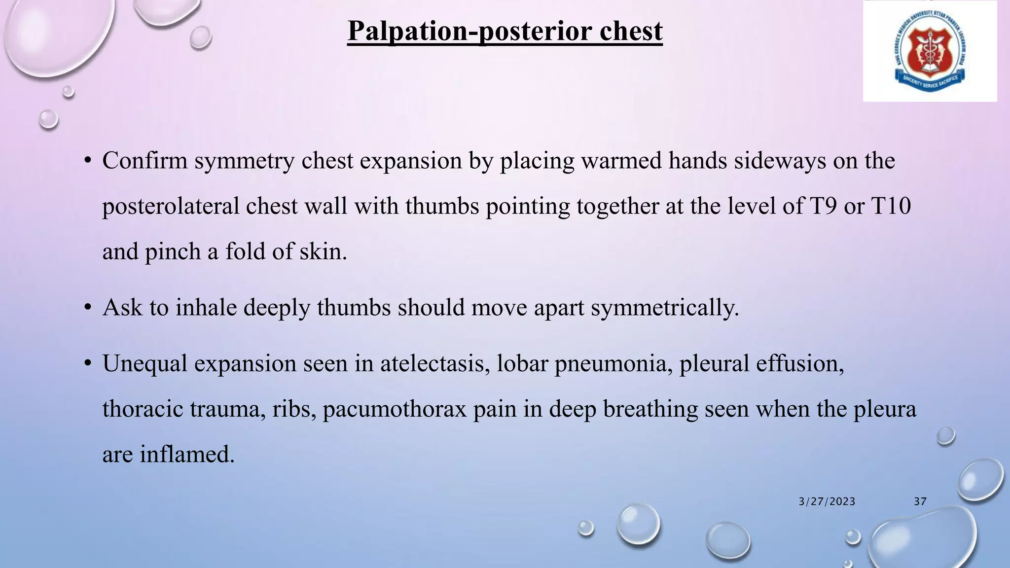 Assessment of respiratory system ptx | PPTX