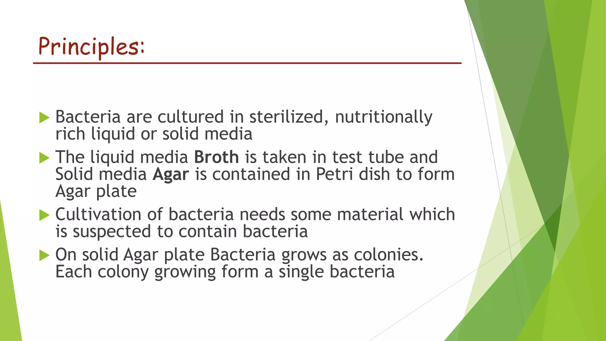 Slides of solid media | PPTX