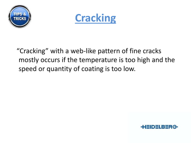 Slides Presentation on coating not cracking | PPTX