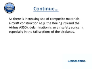slides on delaminationSlides on delamination | PPTX