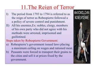 Slides on The French revolution | PPTX