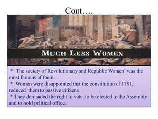 Slides on The French revolution | PPTX