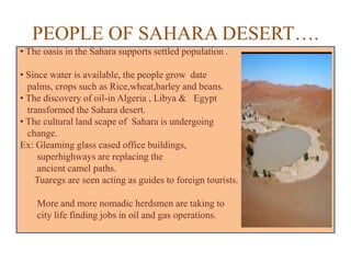 Slides on life in the deserts | PPTX