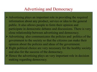 Slides on understanding advertising | PPTX