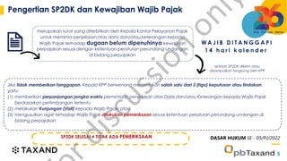 Slide tentang SP2DK dan Pemeriksaan Pajak.pdf
