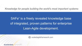 Foundations of the Scaled Agile Framework® (SAFe® ) 4.5 | PPT