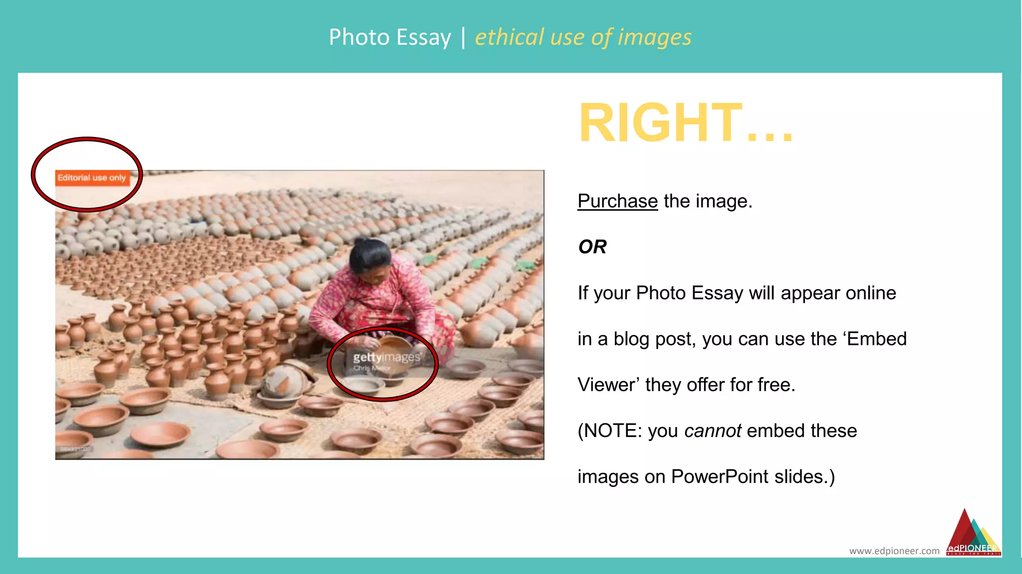 The Photo Essay: teaching argument through images | PPTX