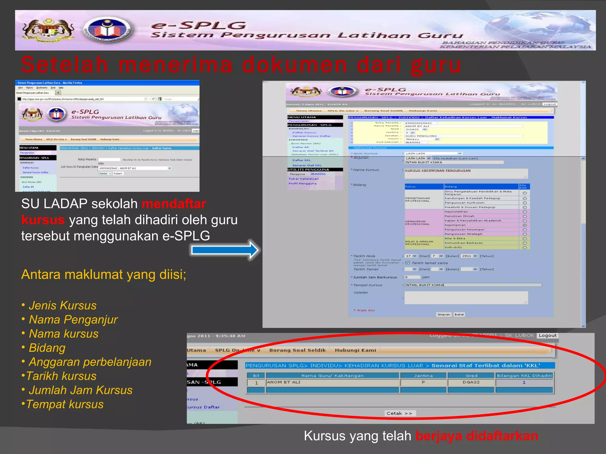 Slide splg present | PPT