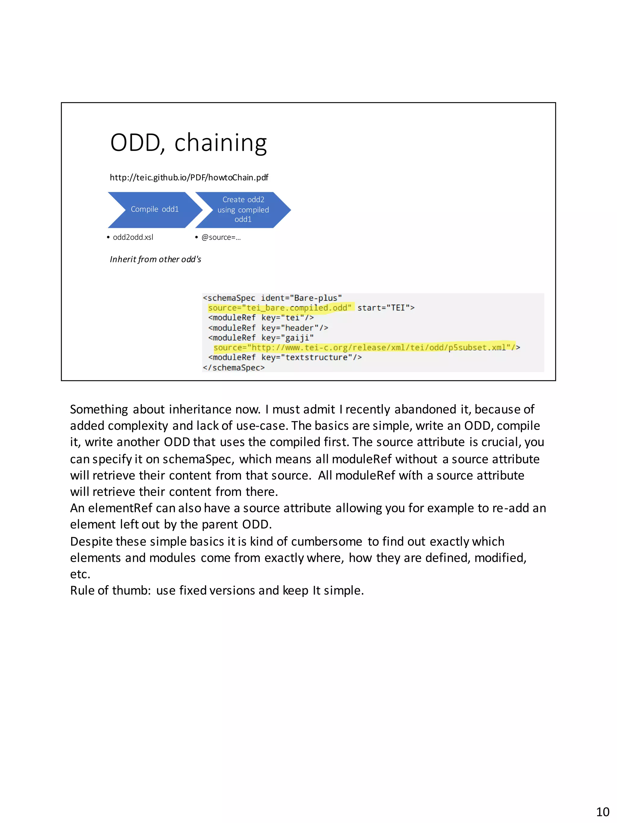 TEI ODD based development | PDF