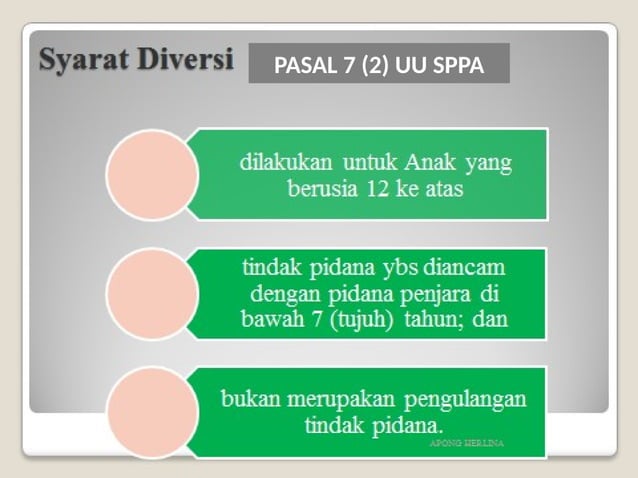 SLIDE PRESENTASI SISTEM PERADILAN PIDANA ANAK | PPTX