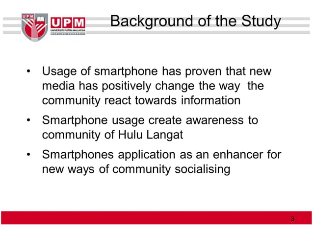 Slides presentation example for proposal defence | PPT