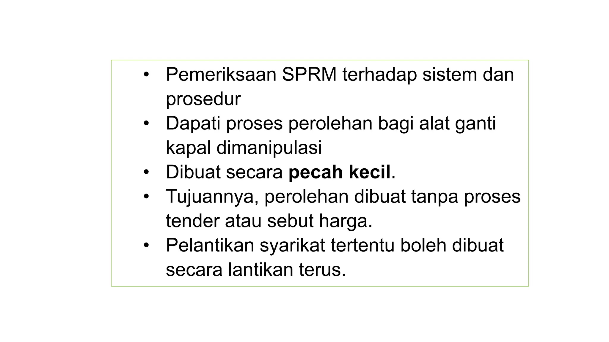 Rasuah dan Integriti Dalam Perolehan | PPTX