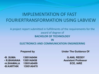fft using labview | PPTX