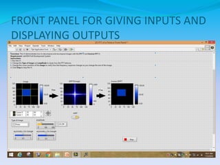 fft using labview | PPTX