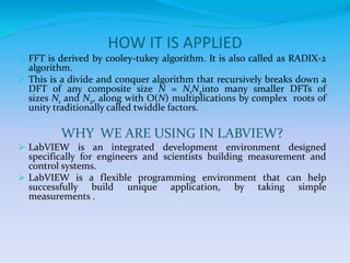 fft using labview | PPTX