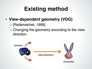View-Dependent Control of Elastic Rod Simulation for 3D Character ...