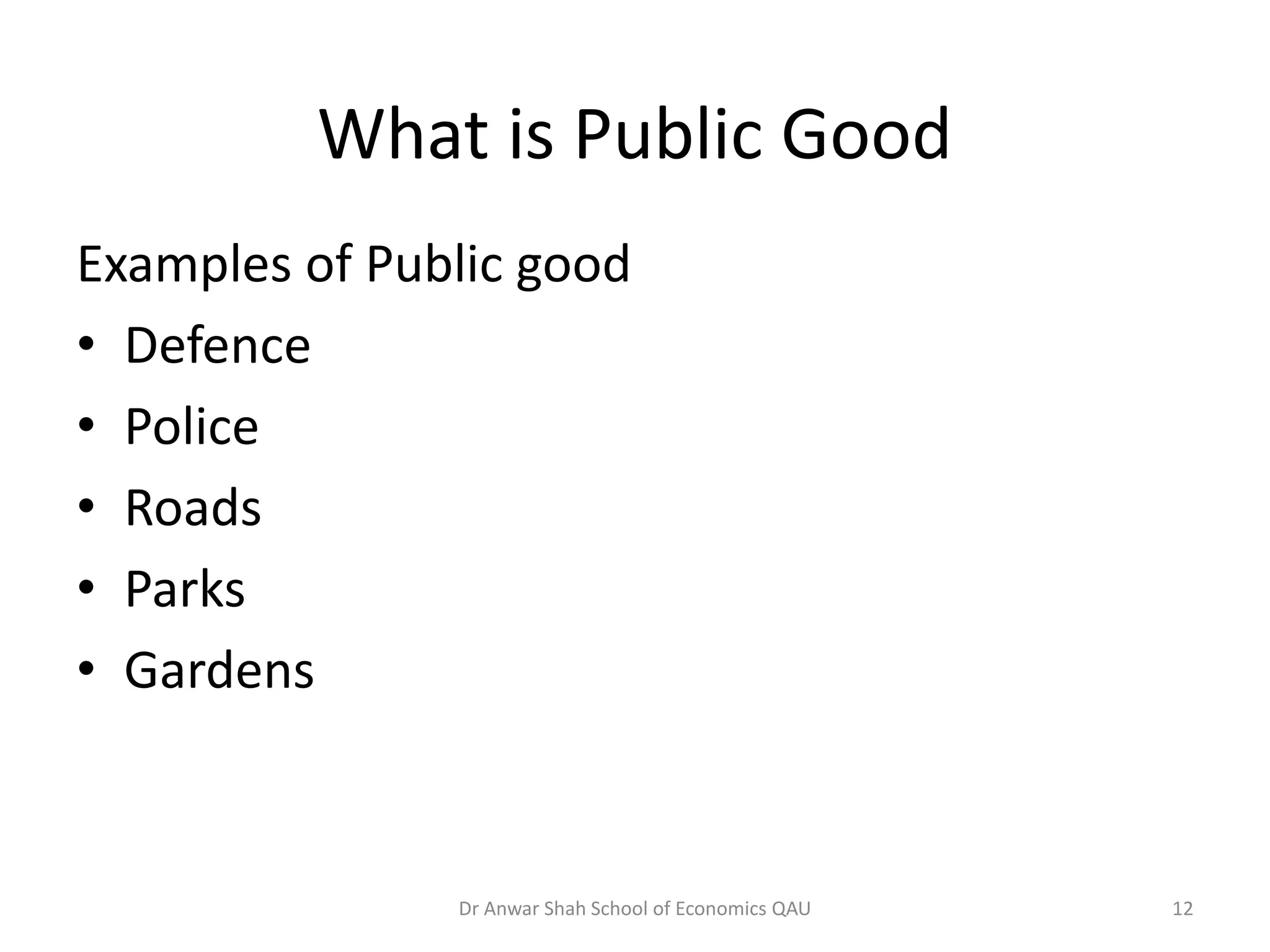 Slides public good and externalities 180612 | PPT