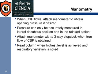 Slides Pratica Puncao Lombar Semana Academica Medicina | PPT