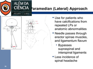 Slides Pratica Puncao Lombar Semana Academica Medicina | PPT