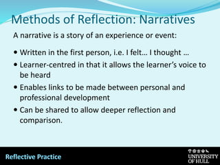 Slides reflective practice2020 | PPTX