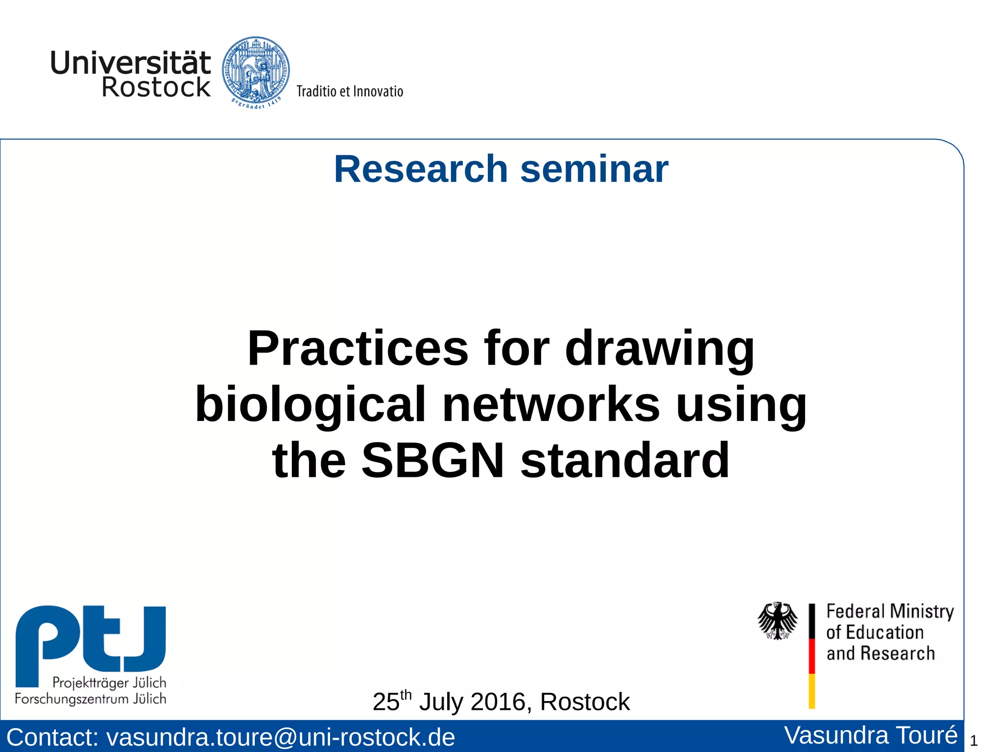 Practices for drawing biological networks using the SBGN standard | PDF