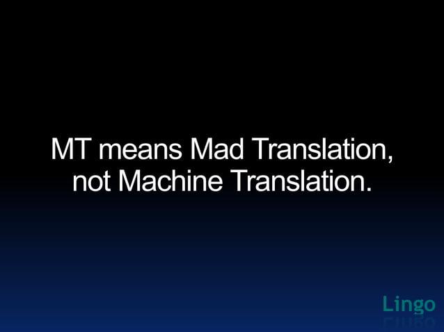 Introducing the Lingo project | PPTX