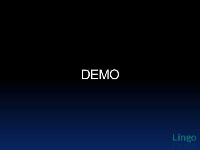 Introducing the Lingo project | PPTX