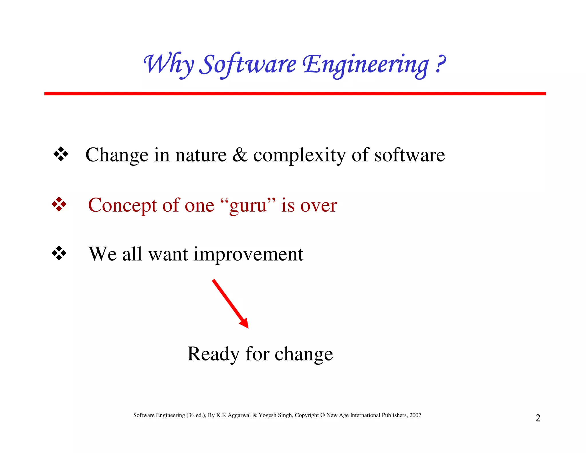 [slides] Software Engineering Third Edition Aggarwal Singh Pdf