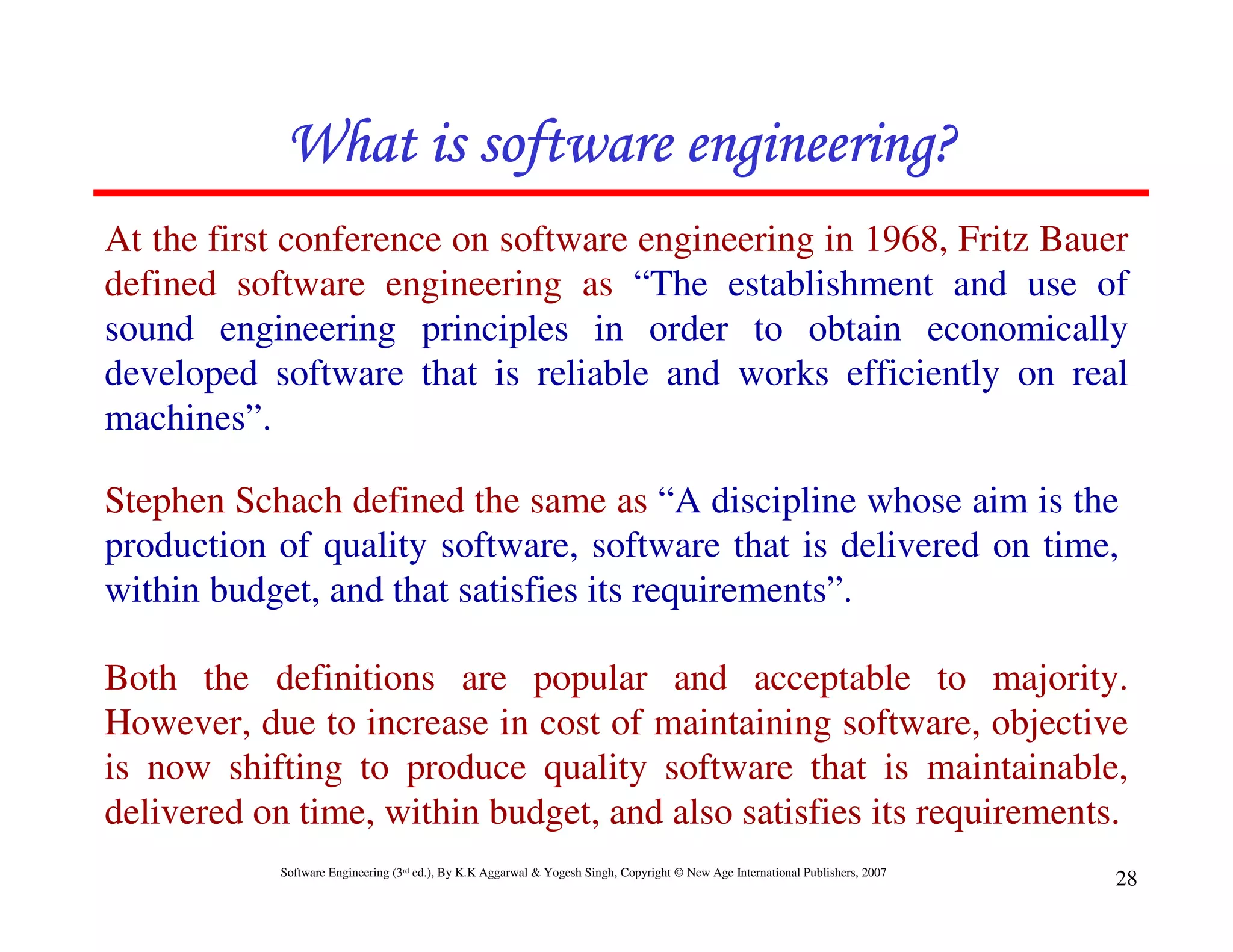[slides] Software Engineering Third Edition - Aggarwal, Singh.pdf