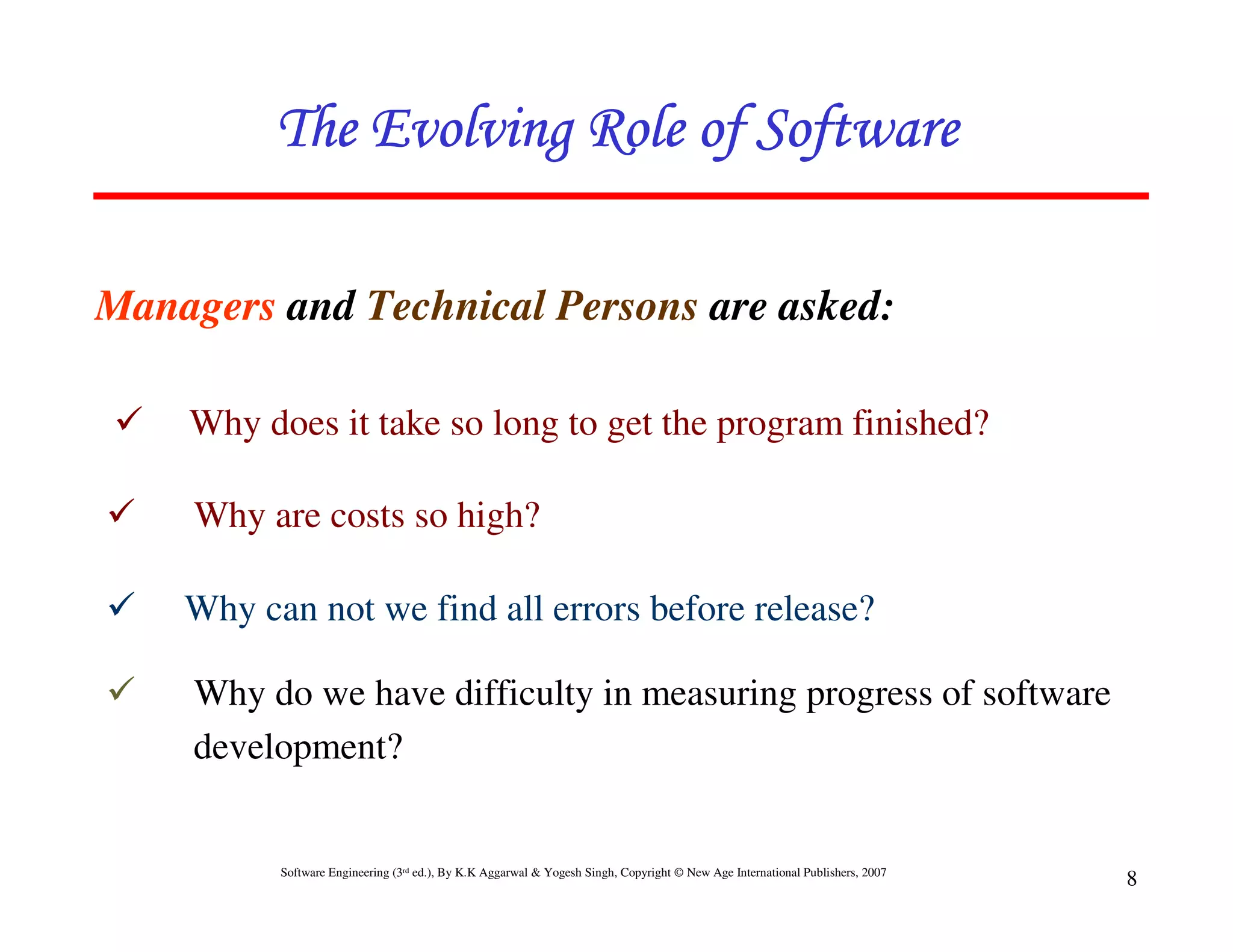 [slides] Software Engineering Third Edition Aggarwal Singh Pdf