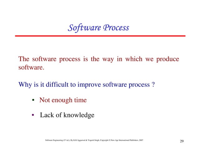 Slides Software Engineering Third Edition Aggarwal Singh Pdf