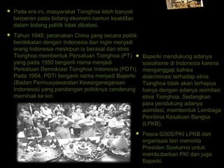 Partisipasi Etnis Tionghoa dalam Partai Politik di Indonesia Sejak Masa ...