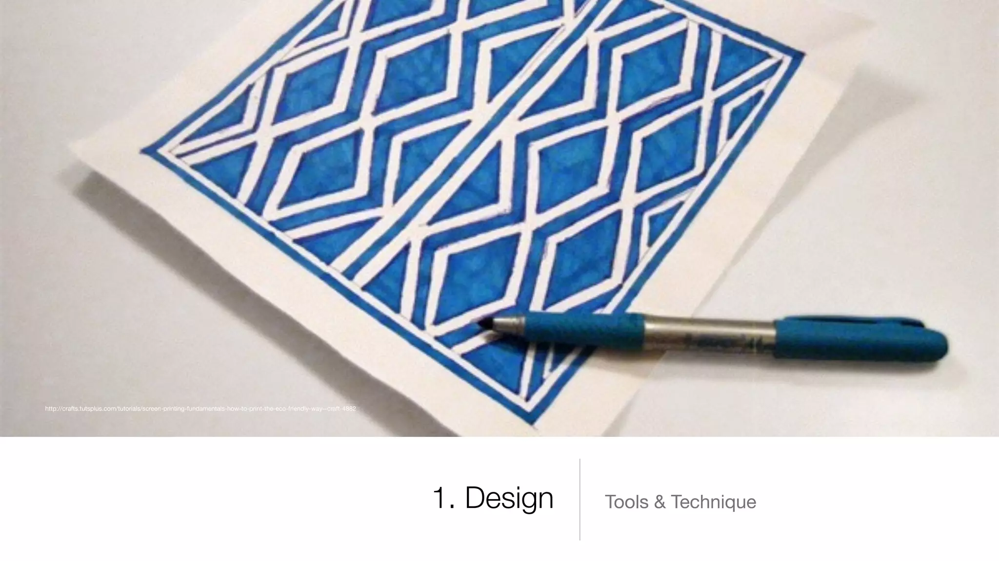 Design & Printmaking: Stencil process | PDF