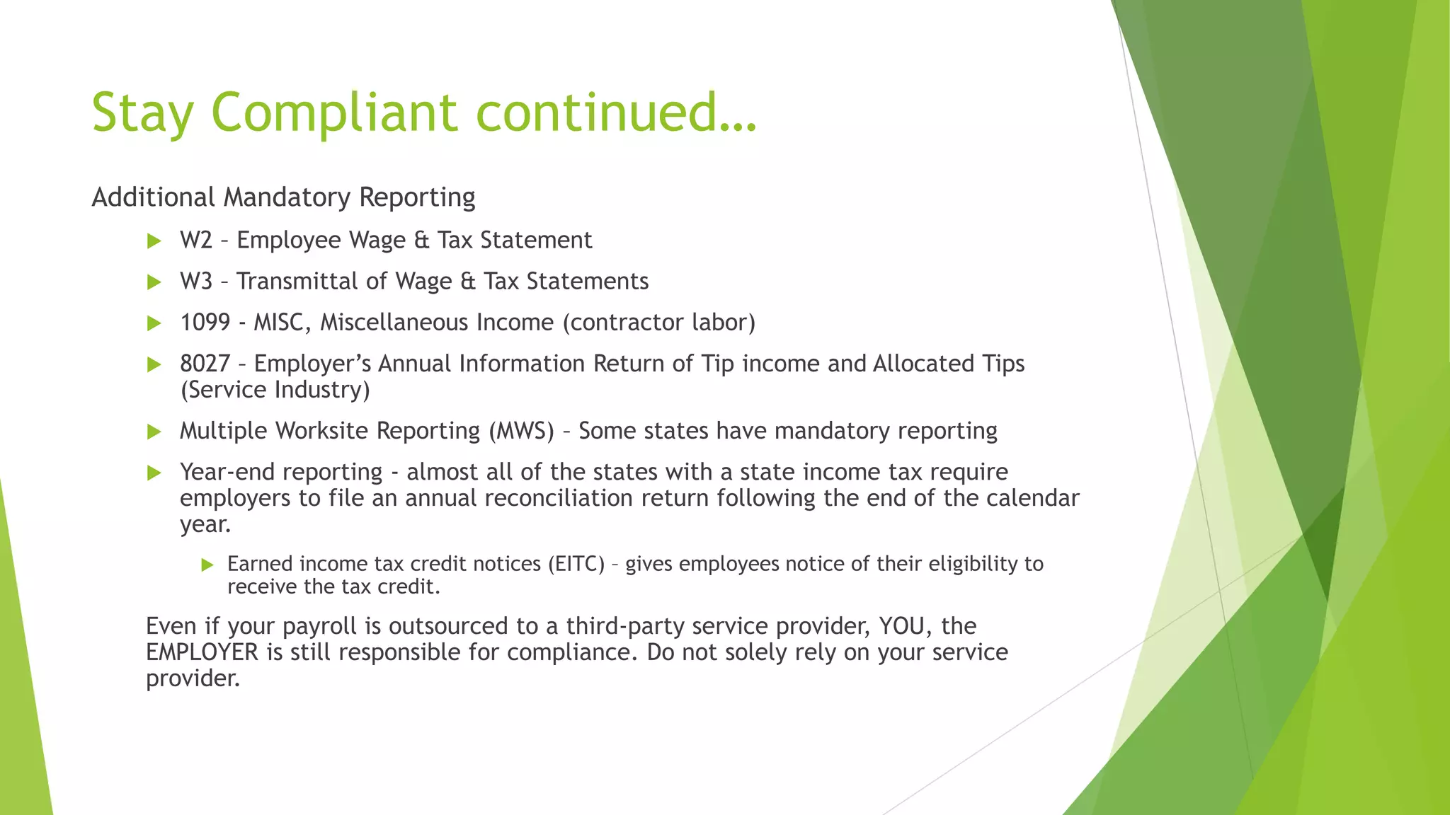 Payroll Webinar: Streamlining Payroll Operations and Efficiencies | PPTX