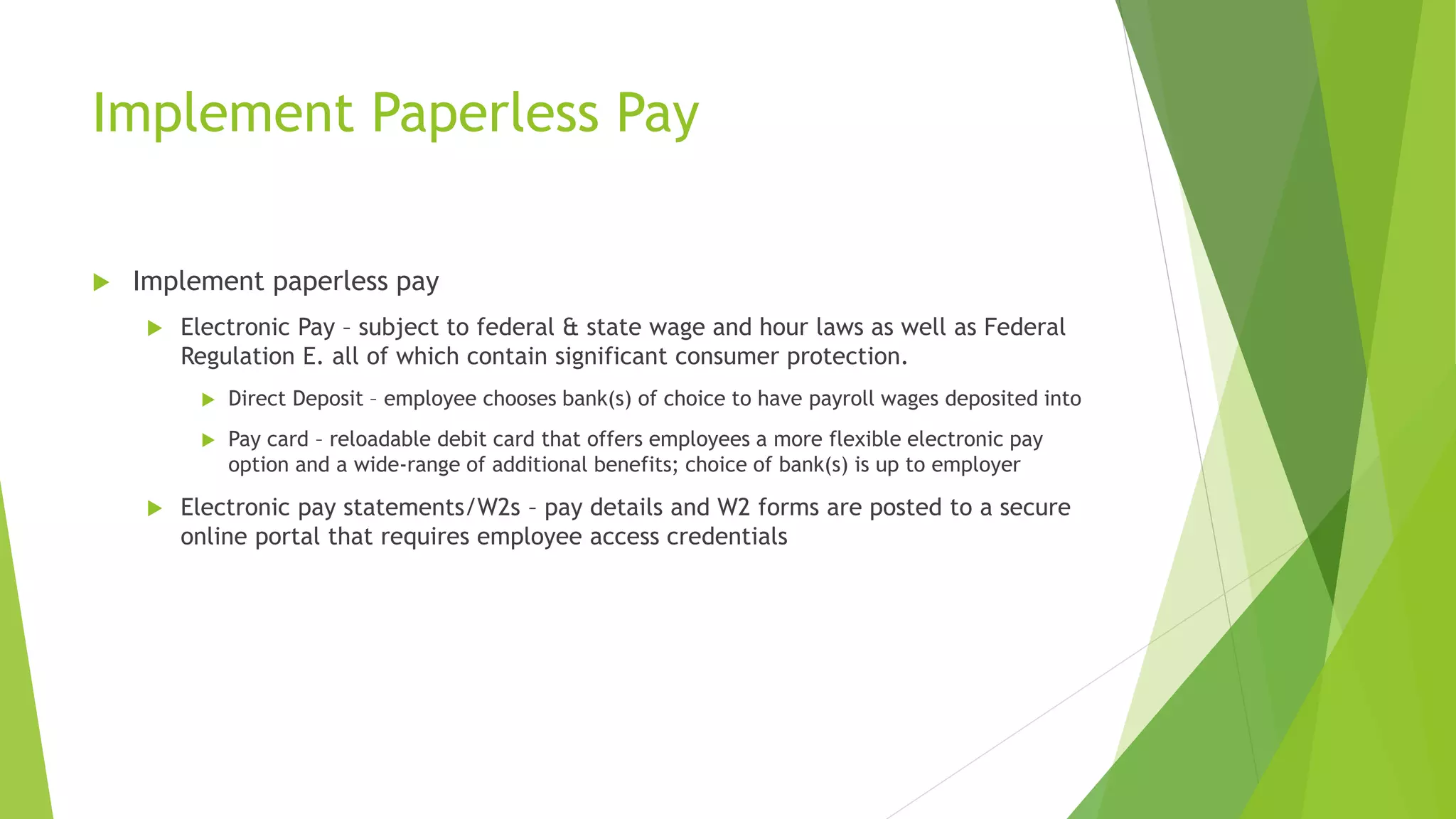 Payroll Webinar: Streamlining Payroll Operations and Efficiencies | PPTX