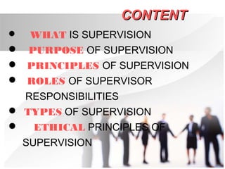 Supervison in Teaching & Learning Slides | PPT